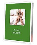 Babe Woman With Condom Next To Sleeping Man A Guide To Safe Sex Presentation Folder Design