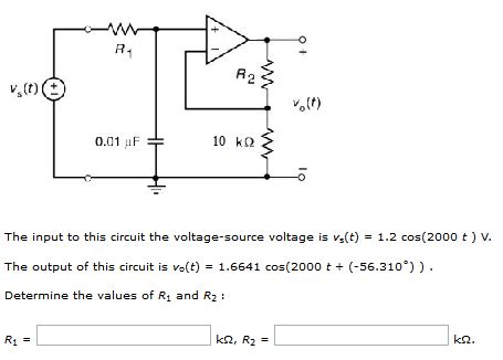Solved The Input To This Circuit The Voltage Source Chegg Com