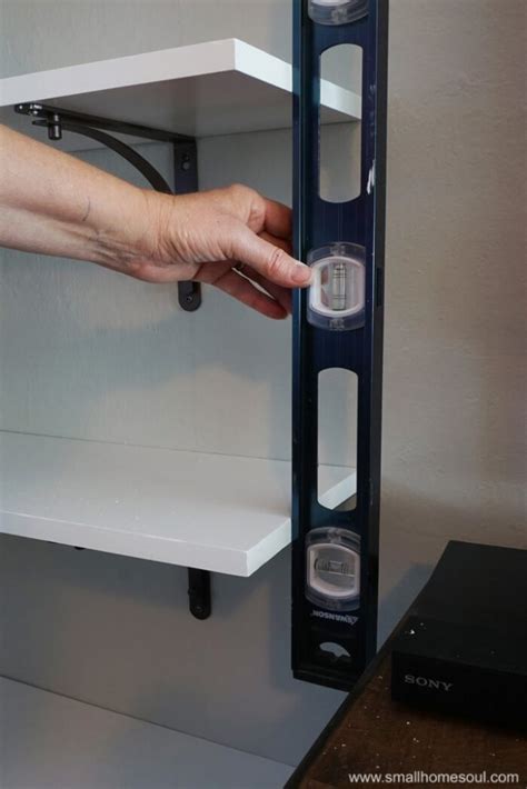 How To Install Shelves That Are Perfectly Level Girl Just DIY
