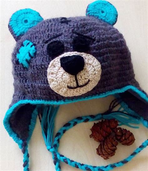 Мишка Тедди для полутрогодовалого малыша Вязаные шапочки Шапочка Малыши