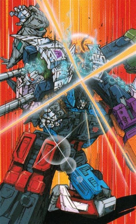 Defensor Vs Bruticus Transformers Art Transformers Autobots Transformers Artwork