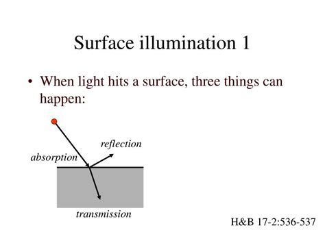 PPT IV Computer Graphics Set Illumination Models And Surface Rendering Methods