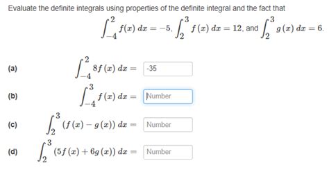 Solved Evaluate The Definite Integrals Using Properties Of Chegg