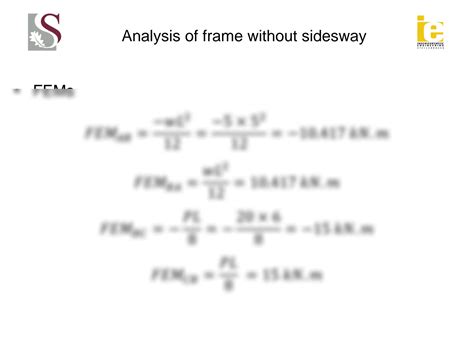 Solution Slope Deflection Method For Frames Example 1 Studypool