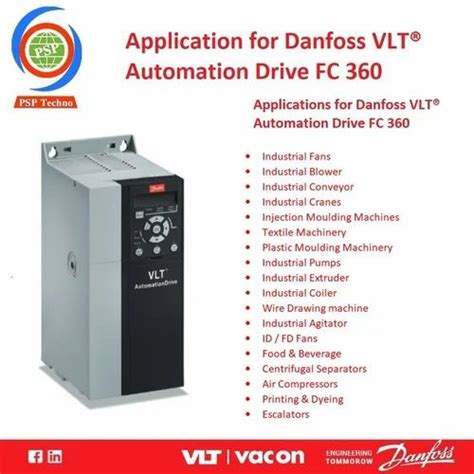 Danfoss Fc 360 Vlt Automation Drives At ₹ 21500 Piece Danfoss Drives