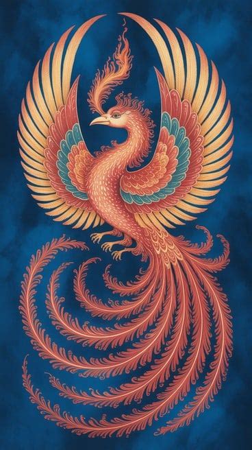Free Sacred Firebird Ascends Image Download At Stockcake