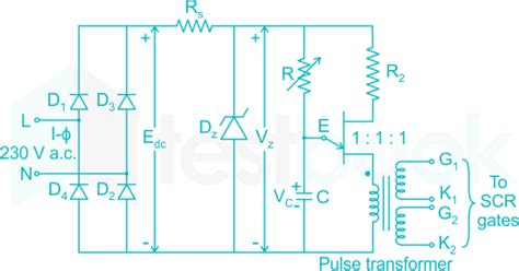 Scr Triggering Circuit Using Pulse Transformer