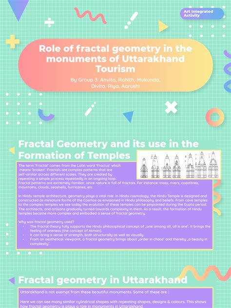 role of fractal geometry in the monuments of uttarakhand tourism aip