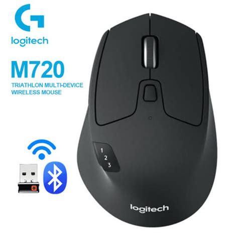 Jual Mouse Wireless Logitech M720 Triathlon Multi Device Wireless Mouse Bluetooth Original