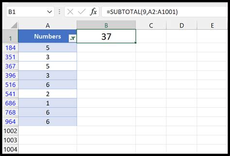 How To Sum Only Visible Cells In Excel Guide 2024