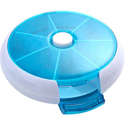 주간 회전 알약 상자 여행용 알약 케이스 분배기 알약 정리함 약 상자 7 일 알약 커터 정제 용기피임약 케이스 And 분열 Aliexpress