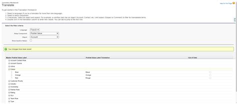 Salesforce Picklist Translation Value