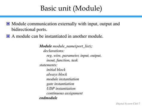 Ppt Verilog Hdl Powerpoint Presentation Free Download Id6771533