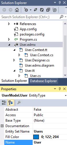 database first entity framework 6