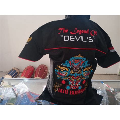Jual Hem Bordir Barongan Devil Seragam Jaranan Ebeg Shopee Indonesia