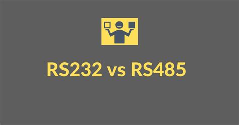 RS232 Vs RS485 Difference Between RS232 And RS485 The Automization