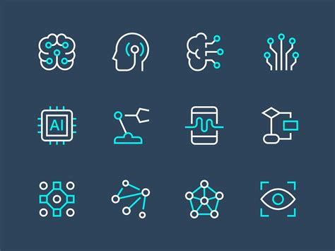 Artificial Intelligence Icons By Denis Rodchenko For Nucleo On Dribbble
