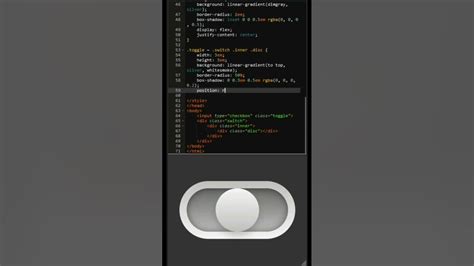 Html Css Toggle Switch Button Checked Animation Shorts Cssanimation Youtube
