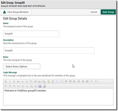 Adding Users To A Group