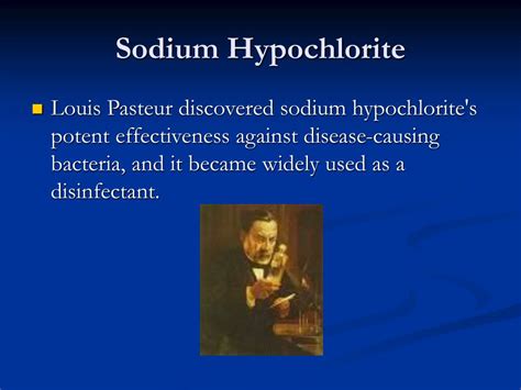 Ppt Sodium Hypochlorite Powerpoint Presentation Free Download Id 322511