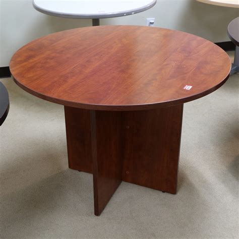 Round Table Cherry Office Furniture Liquidations