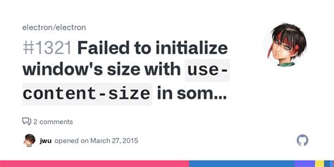 Failed To Initialize Windows Size With `use Content Size` In Some Case