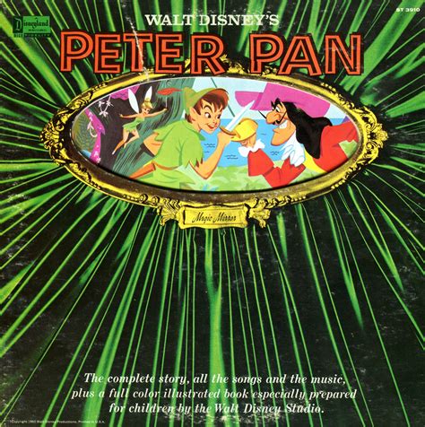 Walt Disney S Peter Pan Story Songs Soundtrack Lp Cd