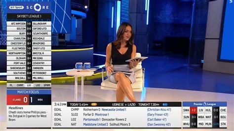 Jules Breach Bt Sport Score 20161001 Youtube