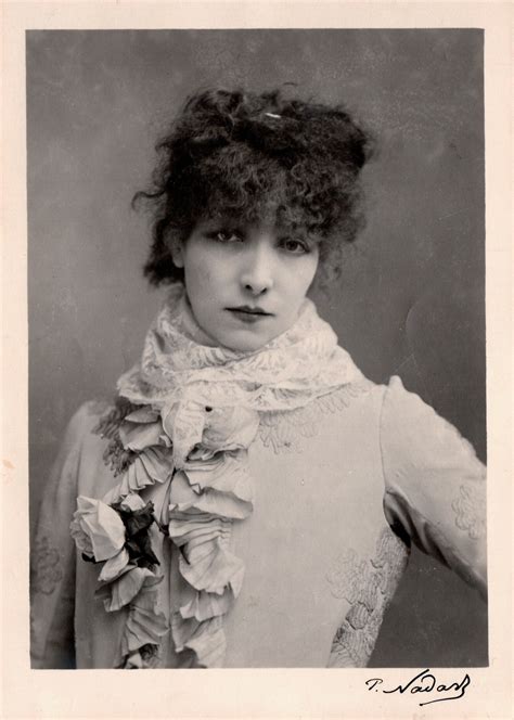 Portrait De Sarah Bernhardt Par Paul Nadar Librairie Le Pas Sage