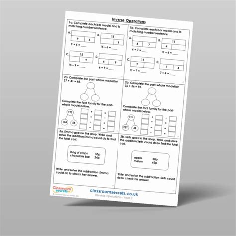 Year 3 Inverse Operations Lesson Slides Resource Classroom Secrets