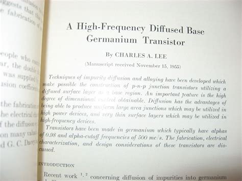 Bell System Technical Journal Volume Xxxv Number 1 January 1956 Volume 30 No 1 Bell System
