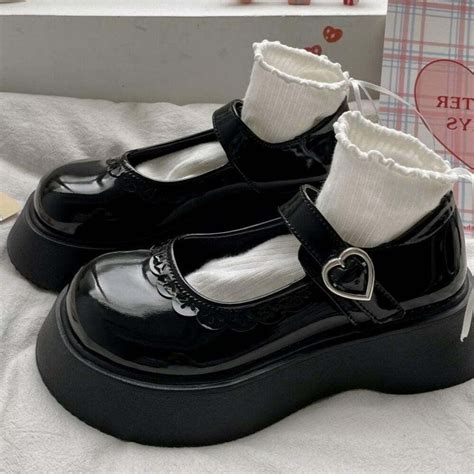 Y2k Fairycore Cottagecore Princesscore Mary Janes Shoes Retro 90s