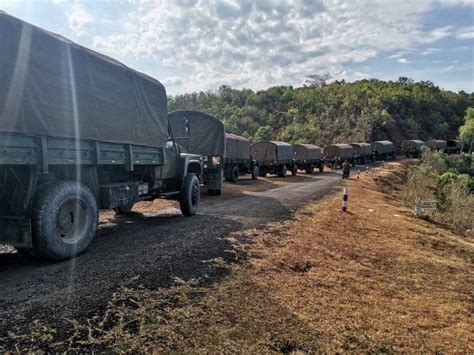 မတူပီမှ ထွက်လာသော စစ်ကောင်စီယာဉ်တန်း အကြိမ်ကြိမ်တိုက်ခိုက်ခံရပြီး စစ