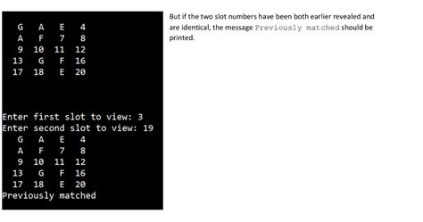 Implementing A Match Game In C Pairs Of Symbols Chegg Com