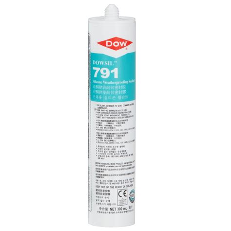 Dowsil 791 Weatherproofing Sealant Black 300ml Dow Aptc Australia