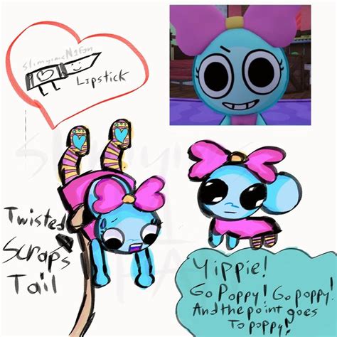 Poppy Fanart Rah DANDYSWORLD DO NOT REPOST Paper Doll Template Poppies Character Art