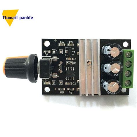 Dc 6v 12v 24v 28vdc 3a 80w Pwm Motor Speed Controller Regulator