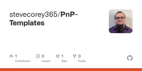 GitHub Stevecorey PnP Templates