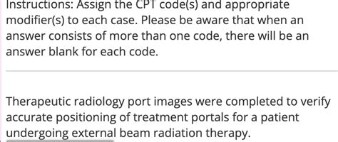 Solved Instructions Assign The CPT Code S And Appropriate Chegg
