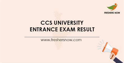 CCS University Result 2025 OUT Check CCSU Result