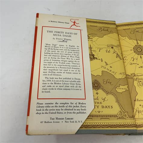 The Forty Days Of Musa Dagh Von Franz Werfel Very Good Hardcover 1934