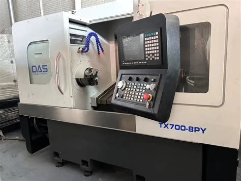 Gsk Fanuc Syntec Siemens Y Axis Power Turret Lathe Cnc Lathe With Tailstock Tx700 8py Buy
