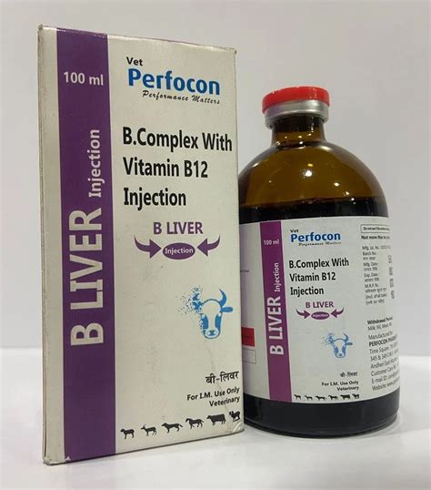 B Complex With Vitamin B12 Injection B Liver At ₹ 160box B Complex