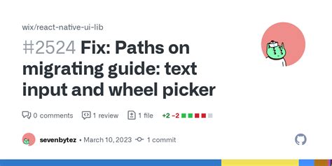 fix paths on migrating guide text input and wheel picker by sevenbytez · pull request 2524