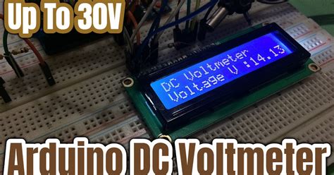 Arduino Dc Voltmeter 0 30v With Lcd Display Srembeddedlab