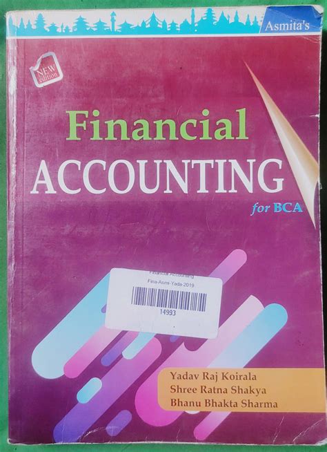 BCA 2nd Sem Accounting Sajha Kitab