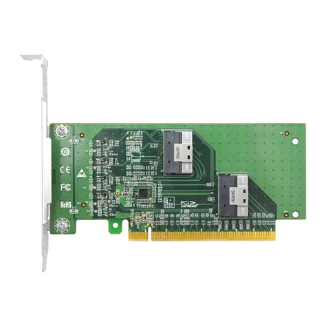 Linkreal Pcie Gen Lane To Slimsas SFF I Bifurcation Adapter Sff I And Pcie