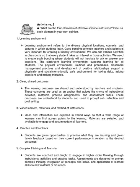 Sci 101 Activity 2 Pdf Learning Thought