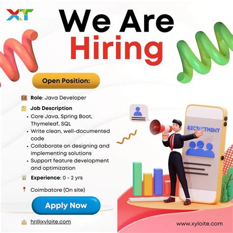 hiring javadeveloper springboot thymeleaf sql backenddeveloper