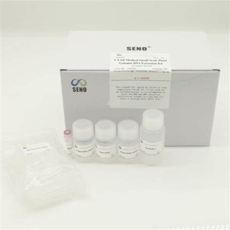 Ctab Method Small Scale Plant Genomic Dna Extraction Kit Dna Testing